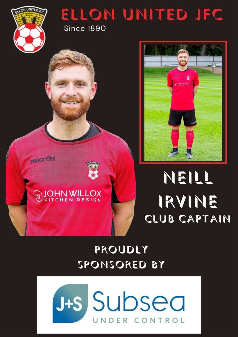 Ellon United sponsorship extends into new season - J+S Subsea